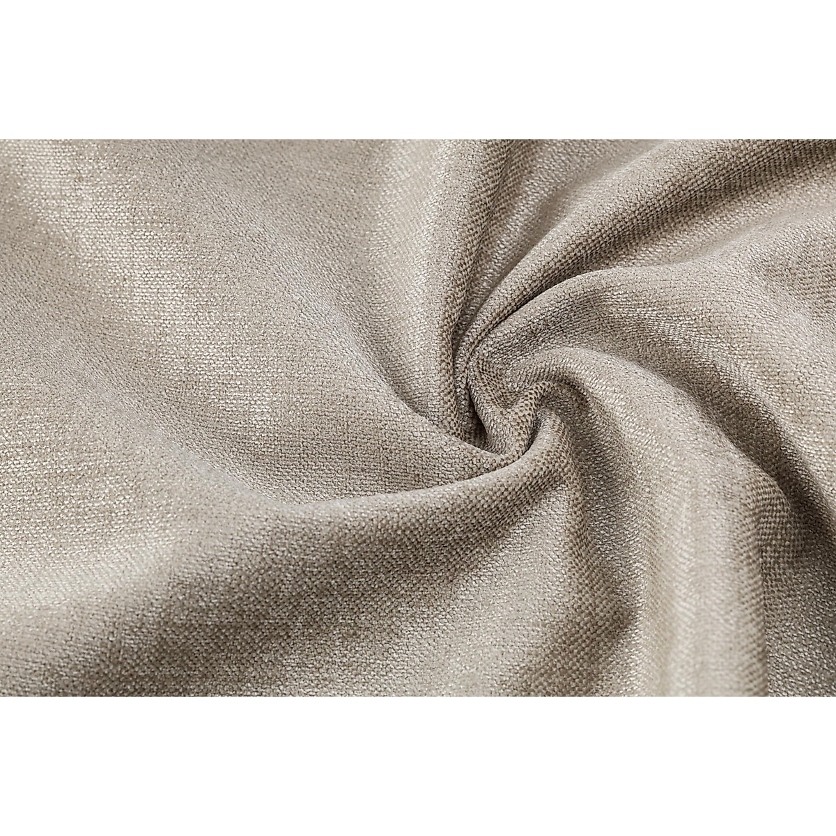 Liz Jordan-Hill Grey Luxury Chenille Upholstery Fabric by The Yard, Water Cleanable Stain Resistant,Chair Reupholstery Fabric for Upholstery, AC Spirit 69 Koala (Sample Swatch)