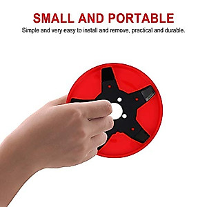 VILLCASE 1 set Tool Trimmers Home Steel Parts Weeding Mower Cutting Accessories Lawn Mowing Replacement Razors Head Brushcutter Garden Machine Plate Weeder Grass Blades Farm Cutter Brush