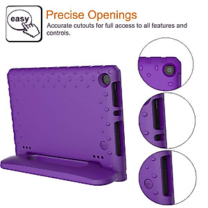 Foam Case for Fire HD 10 10.1 inch Tablet Case (5th/7th/9th Generation, 2015/2017/2019 Releases) Kid-Proof & Shockproof Sturdy Case Soft Durable Foam Cover with Portable and Foldable Handle