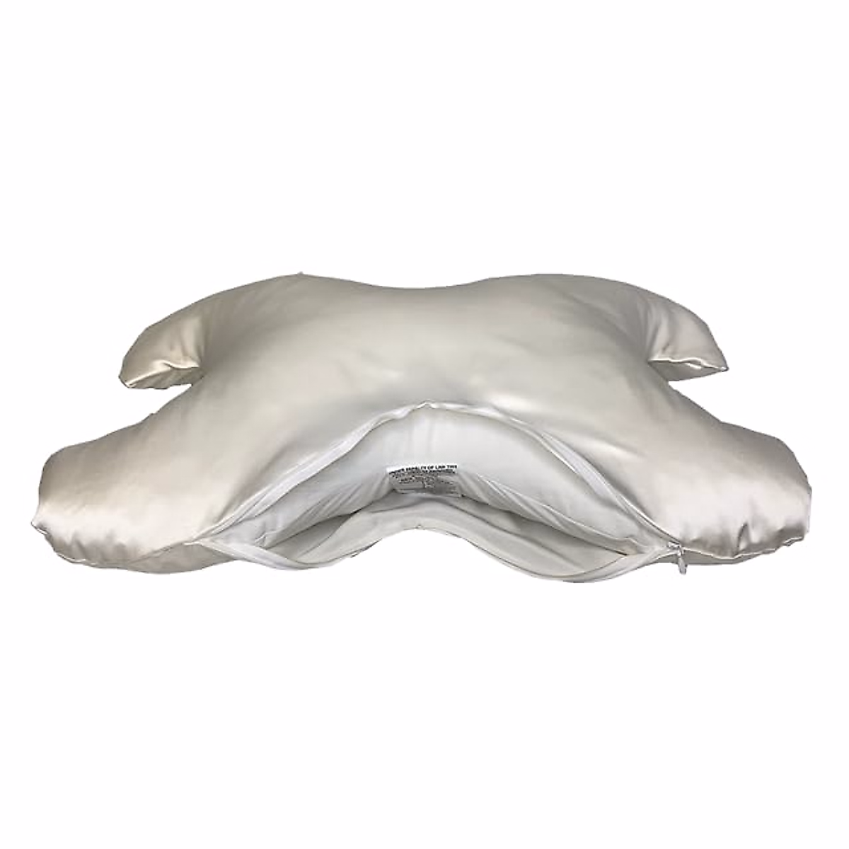 "SAVE MY FACE!" PILLOW THE ORIGINAL ANTI-WRINKLE PILLOWETTE Additional Le Grand Pillowcase with 100% Natural Silk Charmeuse in White