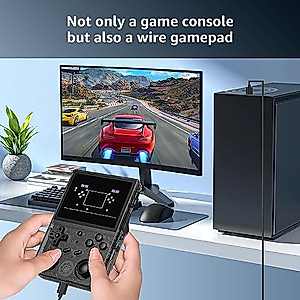 RG353VS Retro Handheld Game Linux System Built- in 4452 Games,RG353VS Emulator Handheld Console RK3566 Supports 5G WiFi 4.2 Bluetooth Online Fighting,Streaming and HDMI RG353VS
