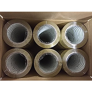 Direct Rolls Yards Heavy Duty 2.1 Mil Think Box Carton Sealing Packing Packaging Tape, 2" W, Direct36 Rolls