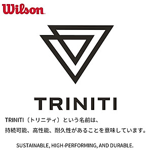 WILSON Tennis Balls, Triniti, Set of 4 Balls, 100% Recyclable Case, Wrt125200,Blue