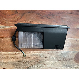 [2 Pack] 15W LED Mini Wall Pack Light with Photocell, 1500 lumens (5700K Cool White, Waterproof IP65) - UL, cUL Certified, Outdoor/Indoor Security for Entrance, Courtyard, Black