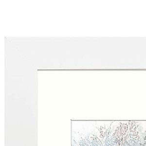 Golden State Art, 12x16 Picture Frame Matted to 8.5x11 Picture or 12 by 16 inch Without Mat (White)