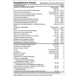 ANDREW LESSMAN Multivitamin - Women's Elite-100 120 Packets – 40+ Potent Nutrients Plus 100mg Each Coenzyme Q10, Alpha Lipoic Acid, Resveratrol, EGCG, Pomegranate, Citrus Bioflavonoids. No Additives
