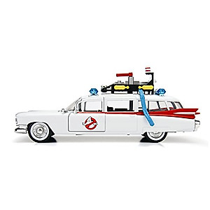 Jada Toys Hollywood Rides: Ghostbusters ECTO-1 White 1: 24 Scale