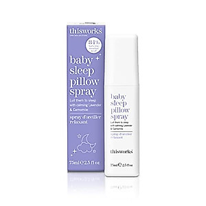Thisworks Baby Sleep Pillow Spray: Ultra-Gentle to Lull Your Baby to Sleep, 75ml | 2.5 fl oz; 6+ Months