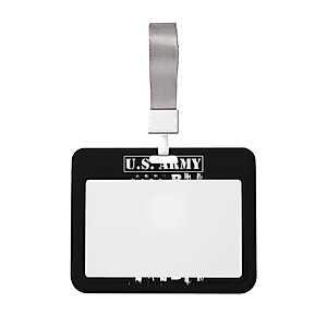 Army Retired Flag Durable Hanging Rope Card Badge Holder for All Occasions1