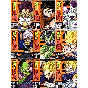 Dragonball Z Complete Seasons 1-9 Box sets (9 Box Sets)