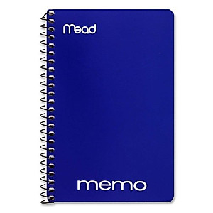 Wire-Bound Memo Book, 4 x 6-In., 40-Ct.