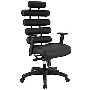 Modway Pillow Office Chair in Black