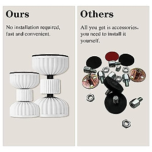 cosbur 2PCS Headboard Stoppers for Bed, 2023 Newset Adjustable Bed Frame Anti-Shake Tool for Bed, Antishake Telescopic Support Stabilizer, for Room Wall Beds Cabinets Sofa, Easy to Install