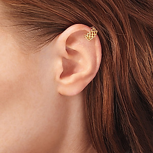Ross-Simons 14kt Yellow Gold Infinity Single Ear Cuff