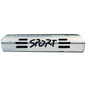 All Sales 43003P Polished Billet Aluminum Third Brake Light Cover - Sport Logo