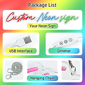 Neon Light Sign LED Night Lights USB Operated Decorative Marquee Sign Bar Pub Store Club Garage Home Party Decor (pink)