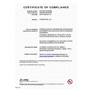 PowerSource 19V UL Listed 14Ft Extra Long AC-Adapter-Cord for Samsung 32" Class Smart HDTV; TV Models UN32J UN32J525D J4000 J4500 J525D UN32J5205 UN32J4000 UN32J5205AF HW-R450 Power-Supply-Charger