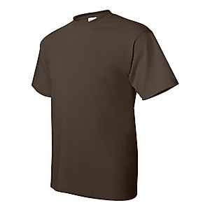 Hanes mens 5.2 oz. 50/50 ComfortBlend EcoSmart T-Shirt(5170)-Dark Chocolate-XL