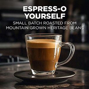 Maud's Espresso Dark Roast Coffee Pods, 24 ct | Espress-O Yourself Coffee | 100% Arabica Dark Roast Coffee | Solar Energy Produced Recyclable Pods Compatible with Keurig K Cups Maker