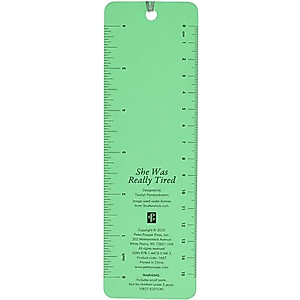 She Believed She Could, but She Was Tired Beaded Bookmark