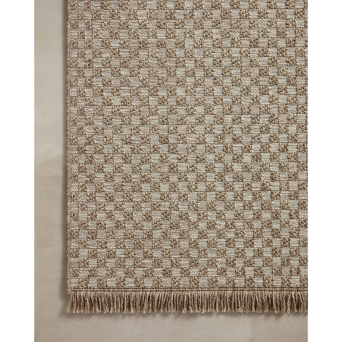 Loloi II Dawn Collection Indoor/Outdoor DAW-02 Tan 7'-8" x 10' Area Rug