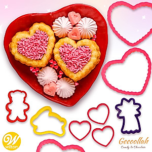 Wilton Cookie Cutters, Alphabet, Numbers, and Holiday 101-Piece Set Dough Cutters, Perfect Size Cookie Cutters for Baking