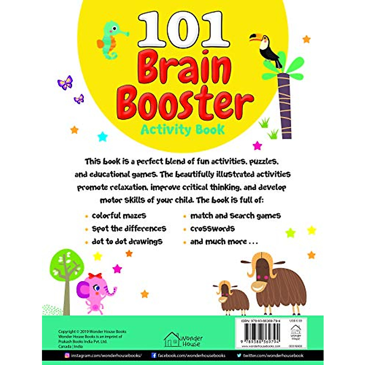 101 Brain Booster Activity Book : Fun Activity Book For Children (101 Fun Activities)