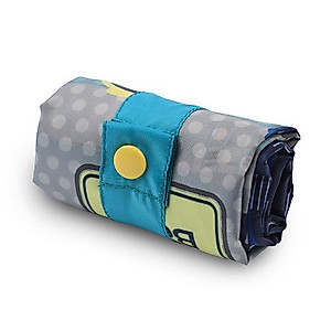 LOQI Urban Berlin Reusable Shopping Bag, Multicolored