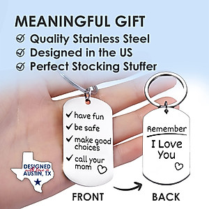 Rosa Vila Funny Keychain for Daughter and Son, Teen Girl Gifts For Teenage Girls, Teen Boys Gift Ideas, Gifts For Teenage Boys Gifts Ideas, Daughter Gift From Mom, Birthday Gifts For Teen Girls