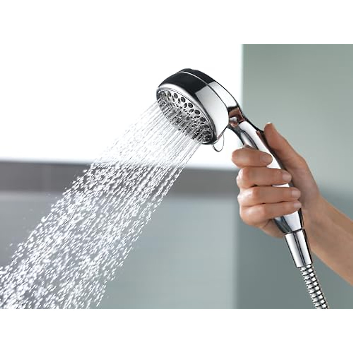 DELTA FAUCET 75701C 7-Setting Hand Shower, Chrome