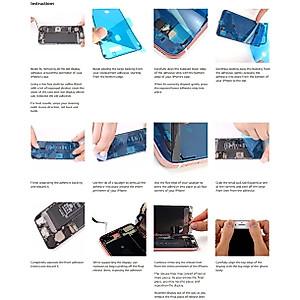 TTIMORE Screen Waterproof Adhesive for iPhone 12 Mini, 2Pack