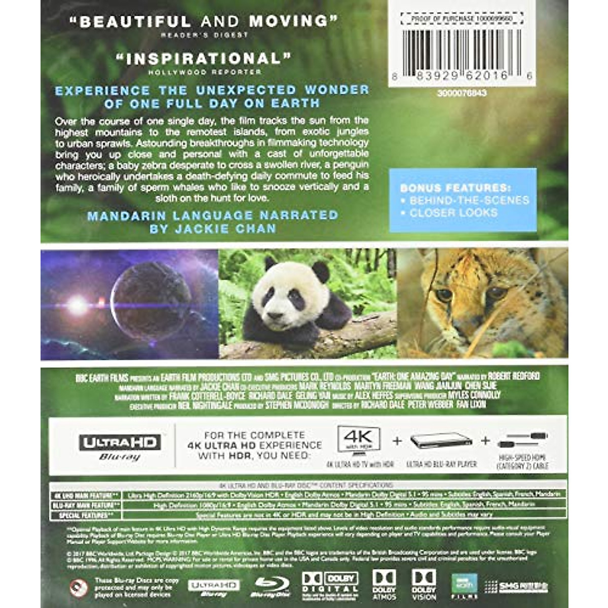 Earth: One Amazing Day (BD/UHD Combo) [4K UHD]