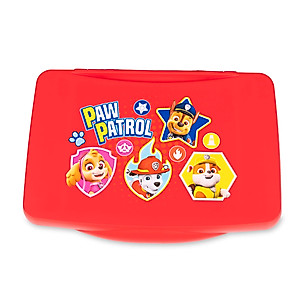 Paw Patrol Kids Lap Desk with Storage - Folding Lid and Collapsible Design - Portable for Travel or use in Bed at Home - Great for Writing, Reading or Other School Activities