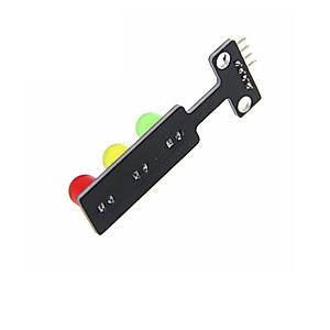 Treedix 10pcs Mini Traffic Light LED Display Module DC 5V 5mm Traffic Signal Controller for Arduino and Raspberry Pi Creative DIY Project Kit Traffic System Model