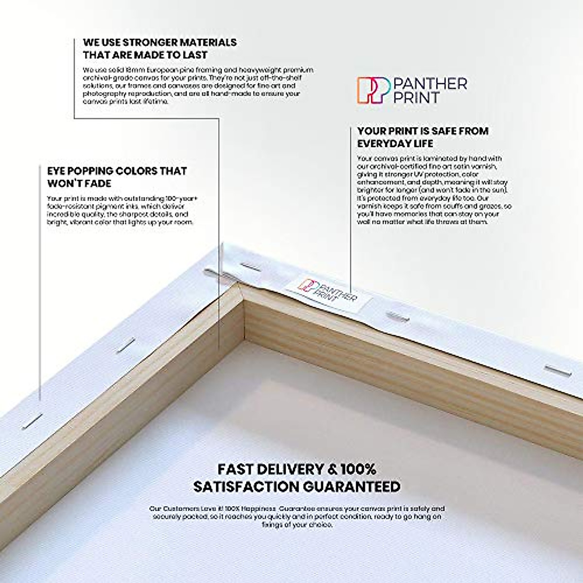 Panther Print, Large Canvas Wall Art, Nirvana Memorabilia, Kurt Cobain Rather Be Hated Quote, Print for Special Occasions (76x41cm)