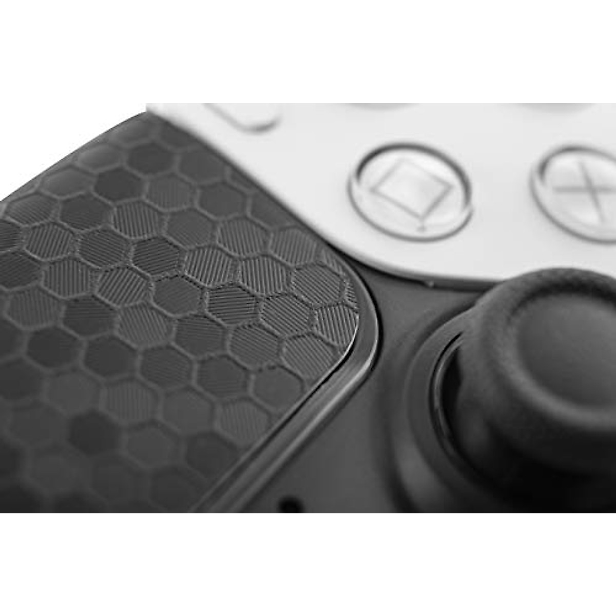 TouchProtect Black Hex Pro Bundle for PS5 | Dualsense Edge & Standard Dualsense Textured Trackpad Skin Combo Pack.