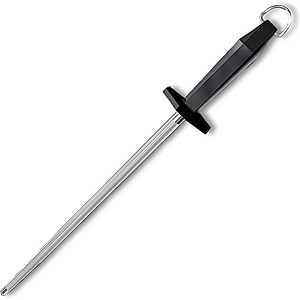 Victorinox Honing Steel Black Plastic Handle