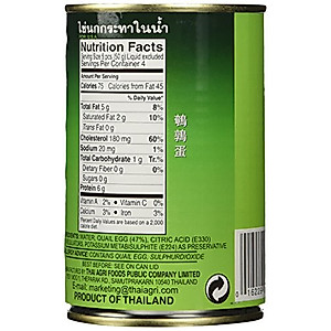 Aroy-D Quail Egg - 15oz (Pack of 3 Cans)