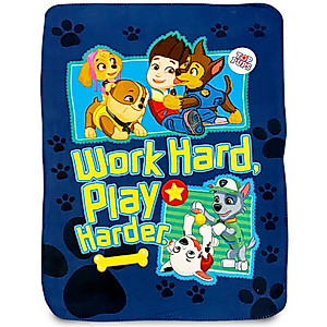 Paw Patrol Throw Blanket ((Team Pup), One Size)