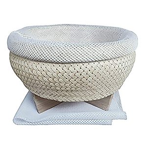 Plai Na Thai Sticky Rice Basket Steamer Bamboo for Pot Electric Cooker Asian Food
