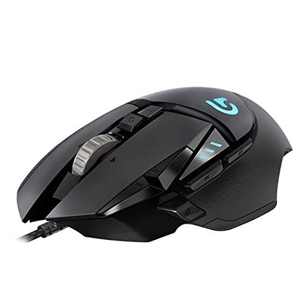 Logitech G502 Proteus Spectrum RGB Tunable Gaming Mouse, 12,000 DPI On-The-Fly DPI Shifting, Personalized Weight and Balance Tuning with (5) 3.6g Weights, 11 Programmable Buttons