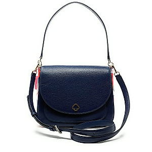 Kate Spade Kailee Tropical Toss Medium Flap Shoulder Leather Bag Nightcap Floral