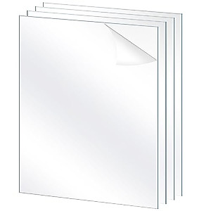 Lyeasw 11x14 Plexiglass Acrylic Sheets for Picture Frame Glass Replacement, Crafting Projects, DIY Display, Clear Styrene Sheets 11x14 Plexiglass Cover