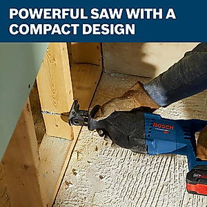 BOSCH GXL18V-601B25 18V 6-Tool Combo Kit with 2-in-1 Bit/Socket Impact Driver, Hammer Drill/Driver, Reciprocating Saw, Circular Saw, Angle Grinder, Floodlight and (2) CORE18V 4.0 Ah Compact Batteries