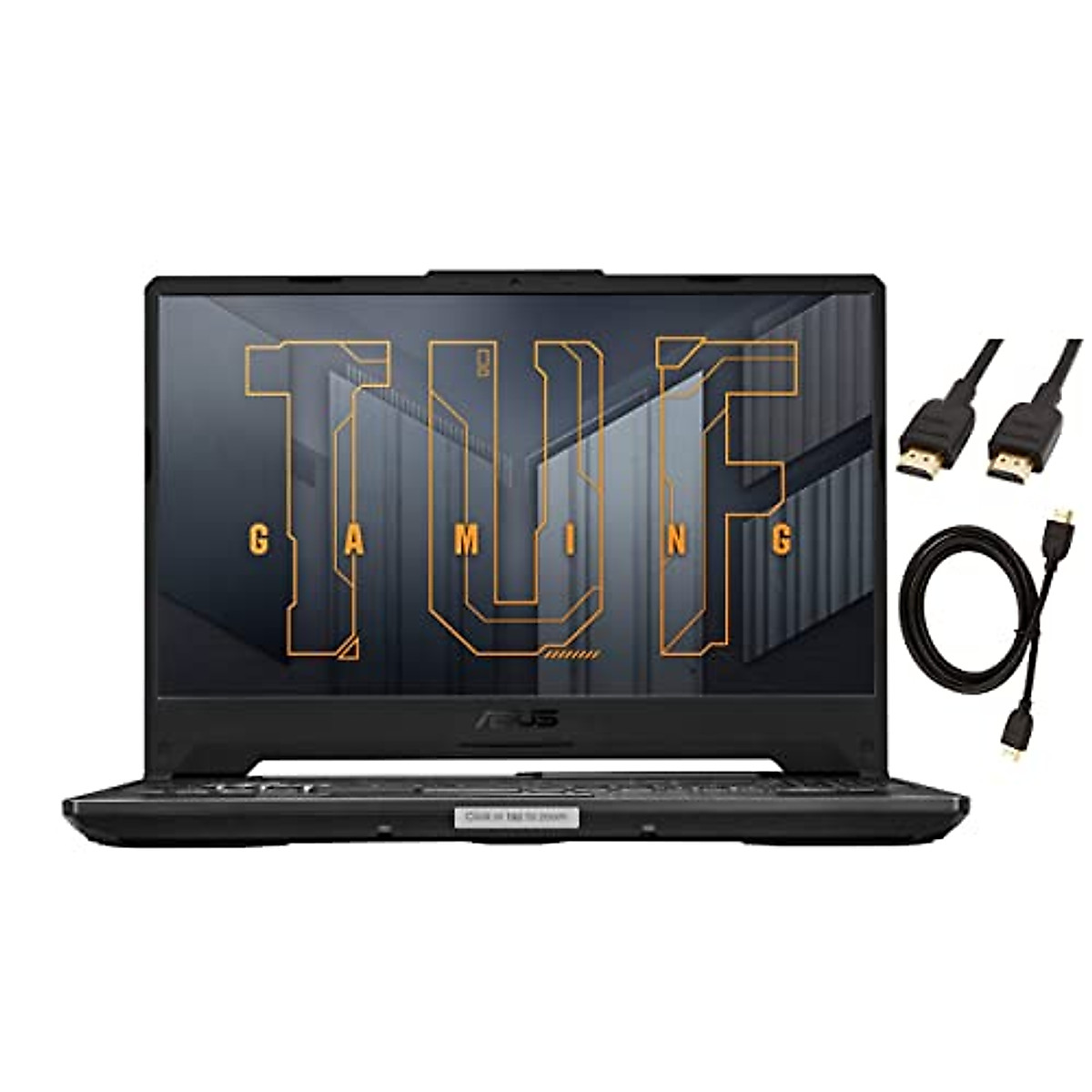 ASUS TUF 15.6" 144Hz FHD Gaming Laptop | Intel Core i5-11400H | NVIDIA GeForce RTX 3050 | 32GB DDR4 | 1TB SSD | Backlit Keyboard | Windows 11 | Grey | with HDMI Cable Bundled