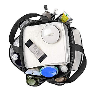 ReaseJoy 2 Pack Mesh Shower 8 Pockets Toiletry Tote Bag Portable Shower Caddy Swimming Pool Bathroom Quick Dry