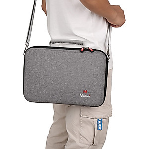 Mchoi Shockproof Carrying Case with Adjustable Shoulder Straps, for Apple Mac Mini M1 / Mac Mini M2, Apple Magic Keyboard & Magic Mouse, Case Only