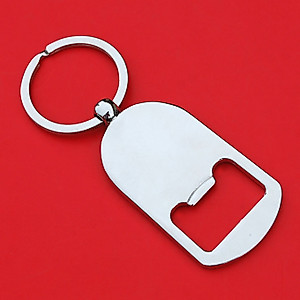 US 2004 Florida State Quarter BU Uncirculated Coin Silver Tone Key Chain Ring Bottle Opener NEW