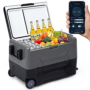 CHEINAUTO Portable Refrigerator, 35L/37QT, Black