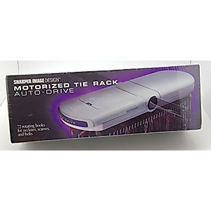 Sharper Image Motorized Tie Belt Scarf Rack